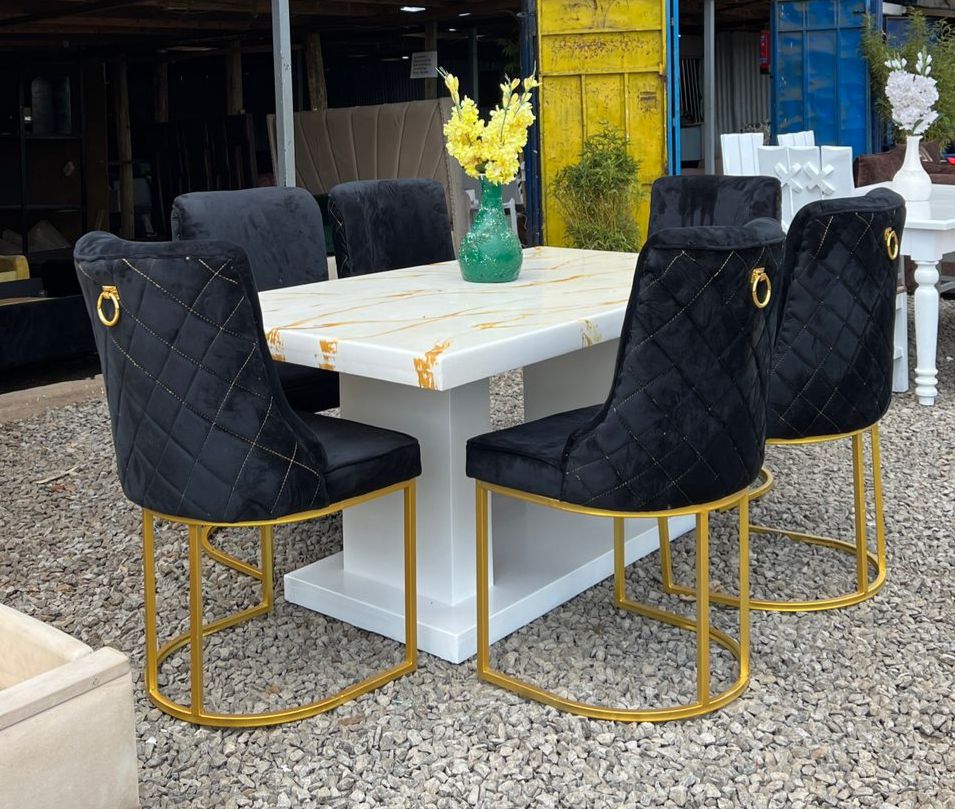 Square Dining Table – Custom Square Base – Prestige Furniture